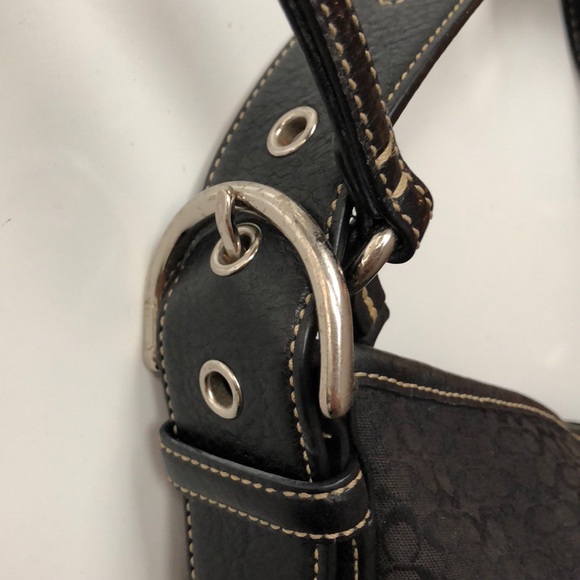 Coach | Bags | Coach Black Logo Hobo Bag | Poshmark
